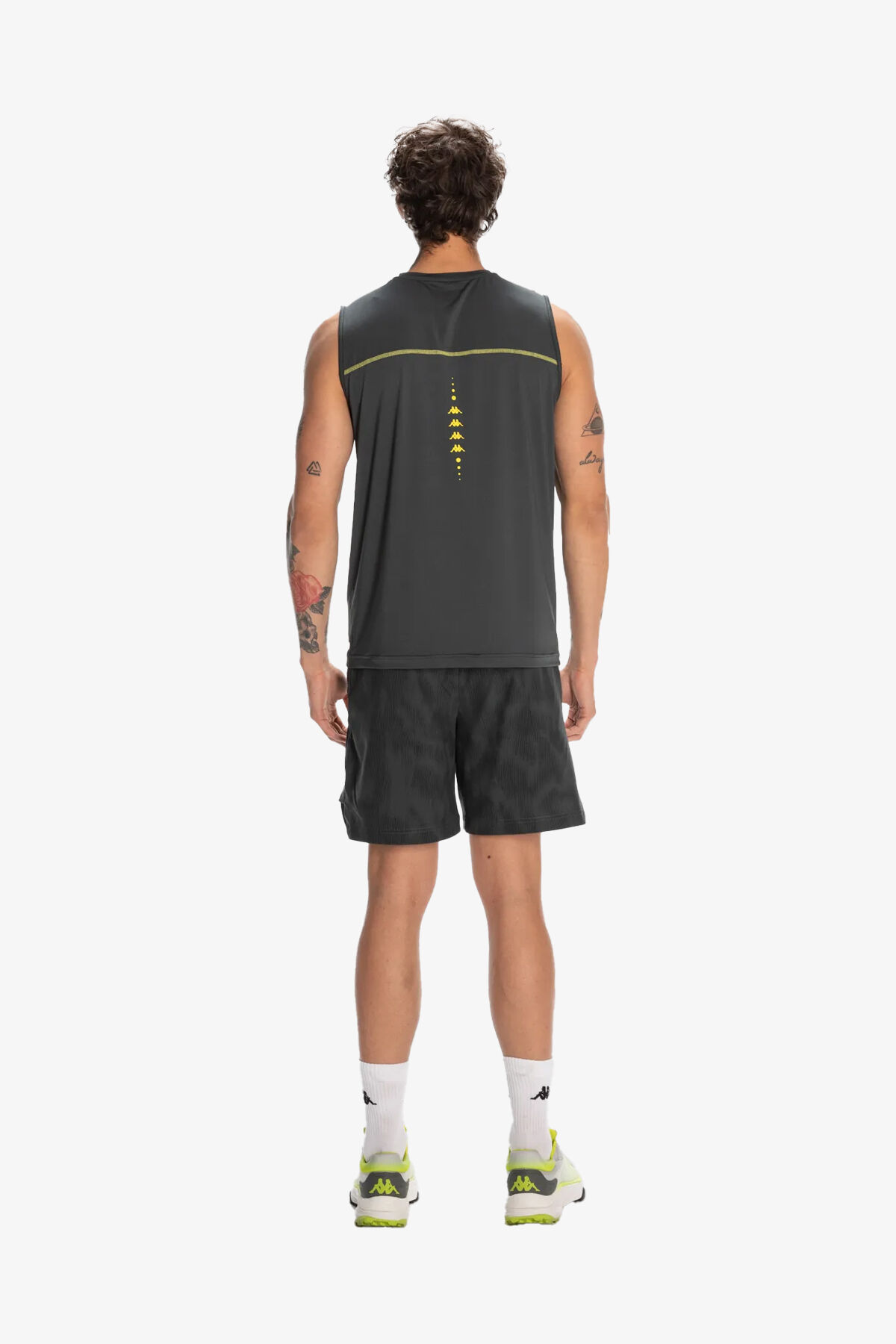 Kappa Kombat Fogıu Erkek Gri Atlet 32241QW-A0I-1 ERP Gelenler Kappa